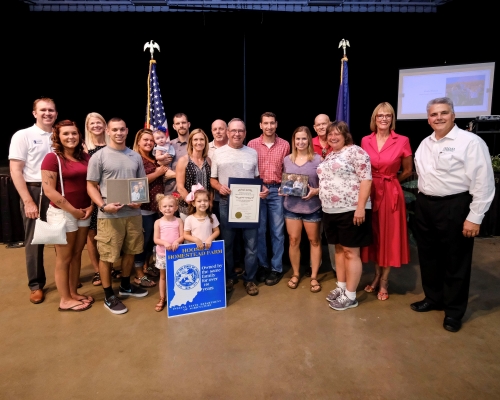 Family farms receive Hoosier Homestead Awards at the Indiana State Fair ...