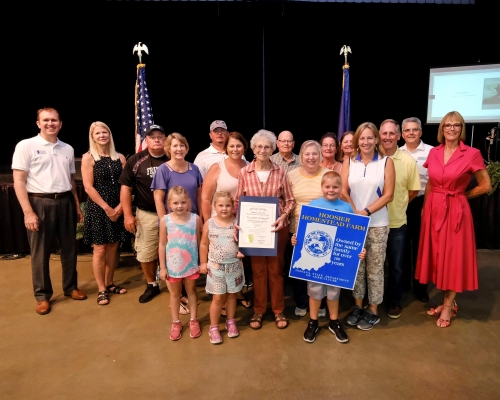 Family farms receive Hoosier Homestead Awards at the Indiana State Fair ...