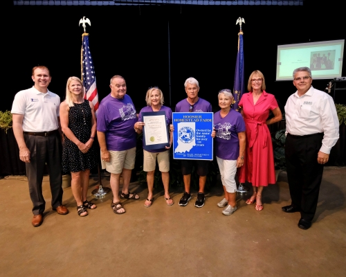 Family farms receive Hoosier Homestead Awards at the Indiana State Fair ...